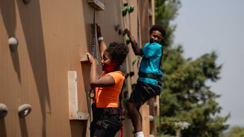 Lumber Lanes Climbing Wall | Blue Mountain Resort