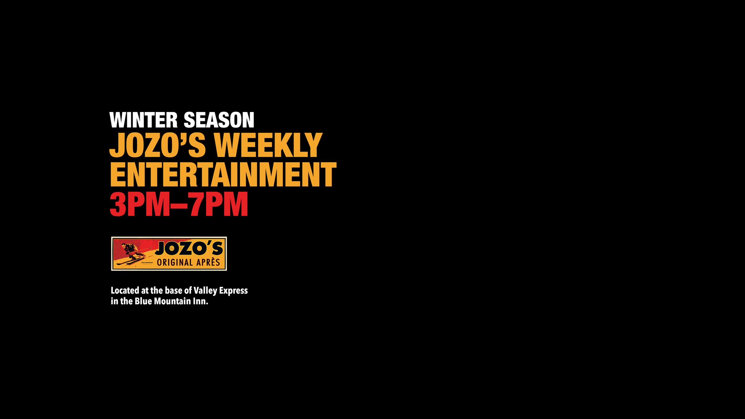 Jozo's Original Après | Blue Mountain Resort