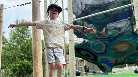 Cocoon Crawl Climbing Net | Blue Mountain Resort, Ontario