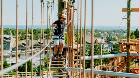 Skywalk Challenge High Ropes Course | Blue Mountain Resort